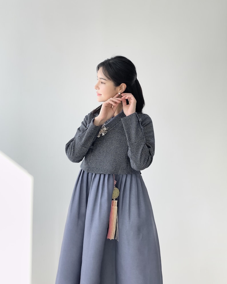 Korean Women's Modern Hanbok Daily Hanbok for Fall and Winter- Sierror ...