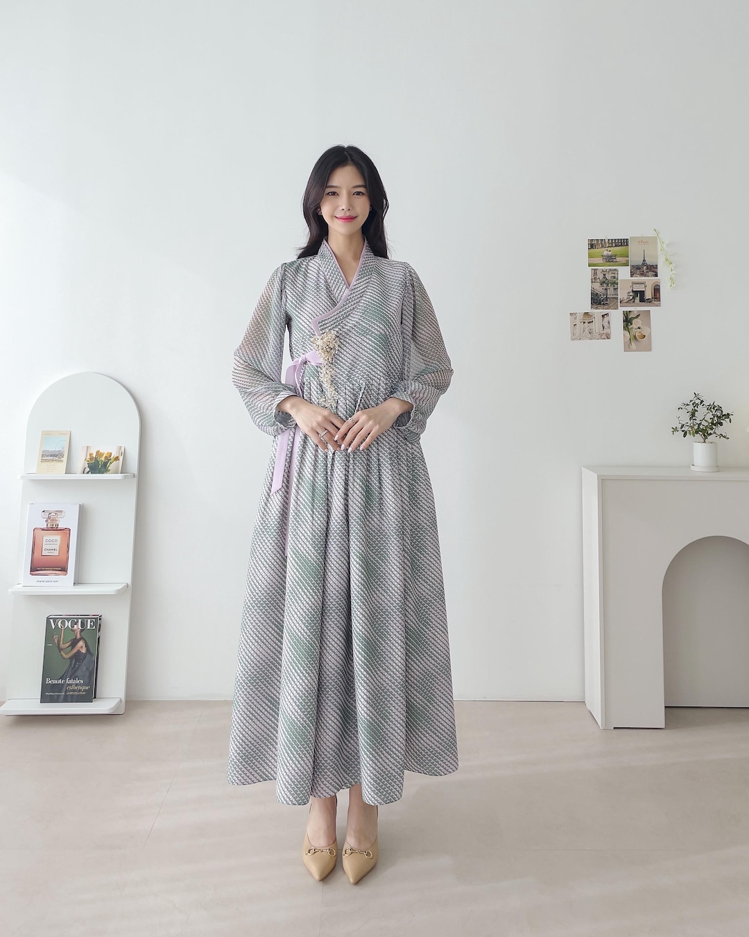 Korean Women's Modern Hanbok Daily Hanbok for Fall and Winter- Grasia ...