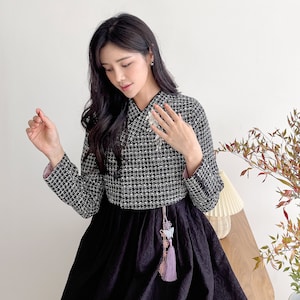 Korean Women's Modern Hanbok Daily Hanbok for Fall and Winter 09 슈페리얼 ...