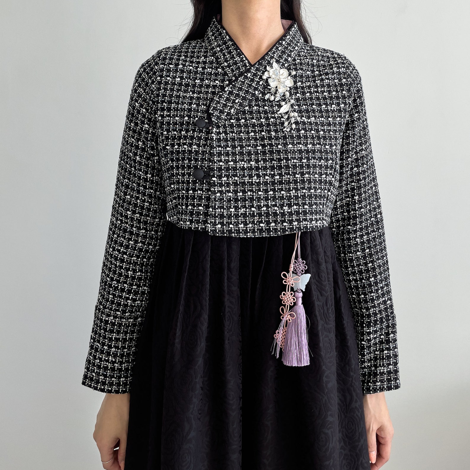 Korean Women's Modern Hanbok Daily Hanbok for Fall and Winter 09 슈페리얼 ...