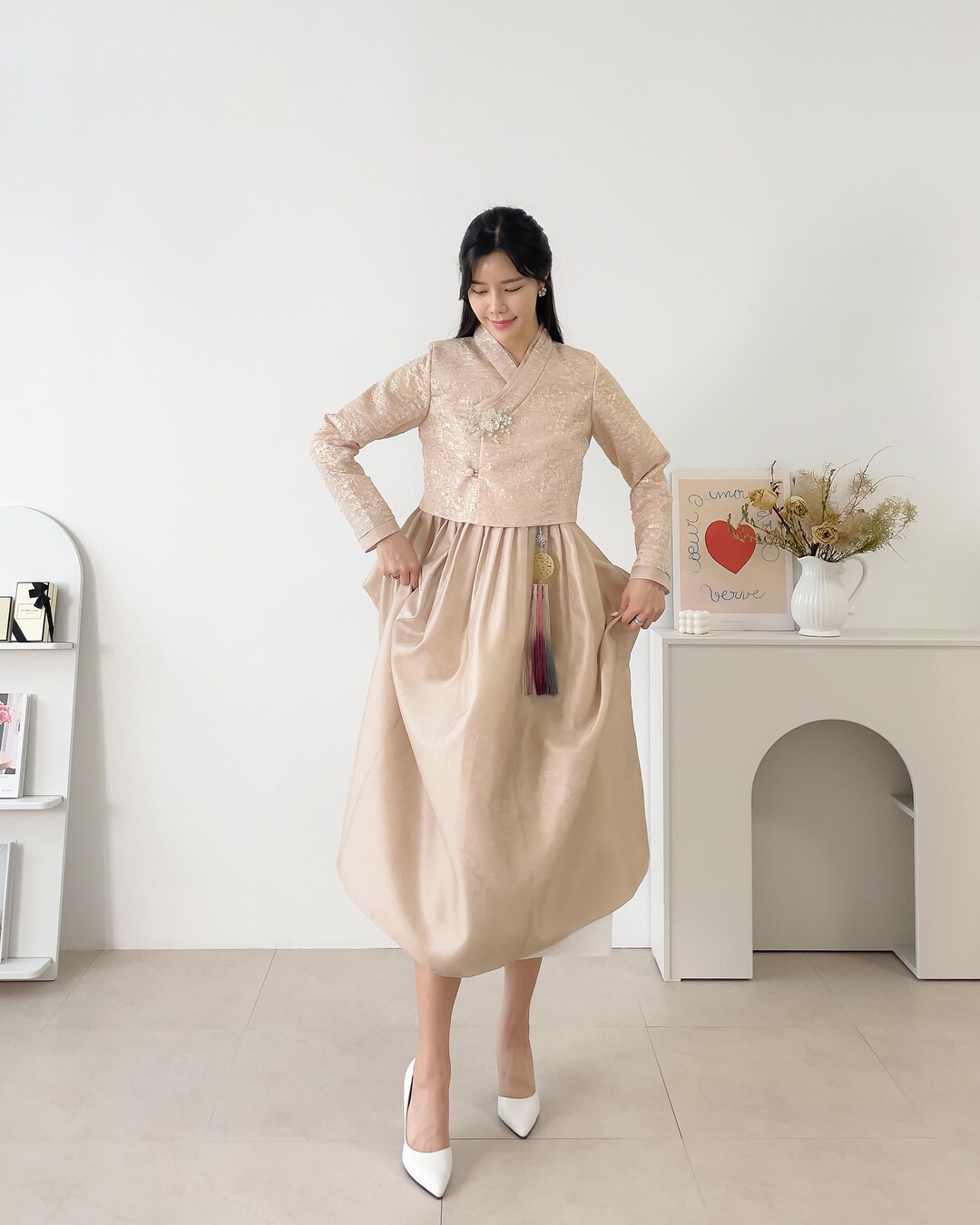 Korean Women's Modern Hanbok Daily Hanbok for Spring- Mirage - Etsy