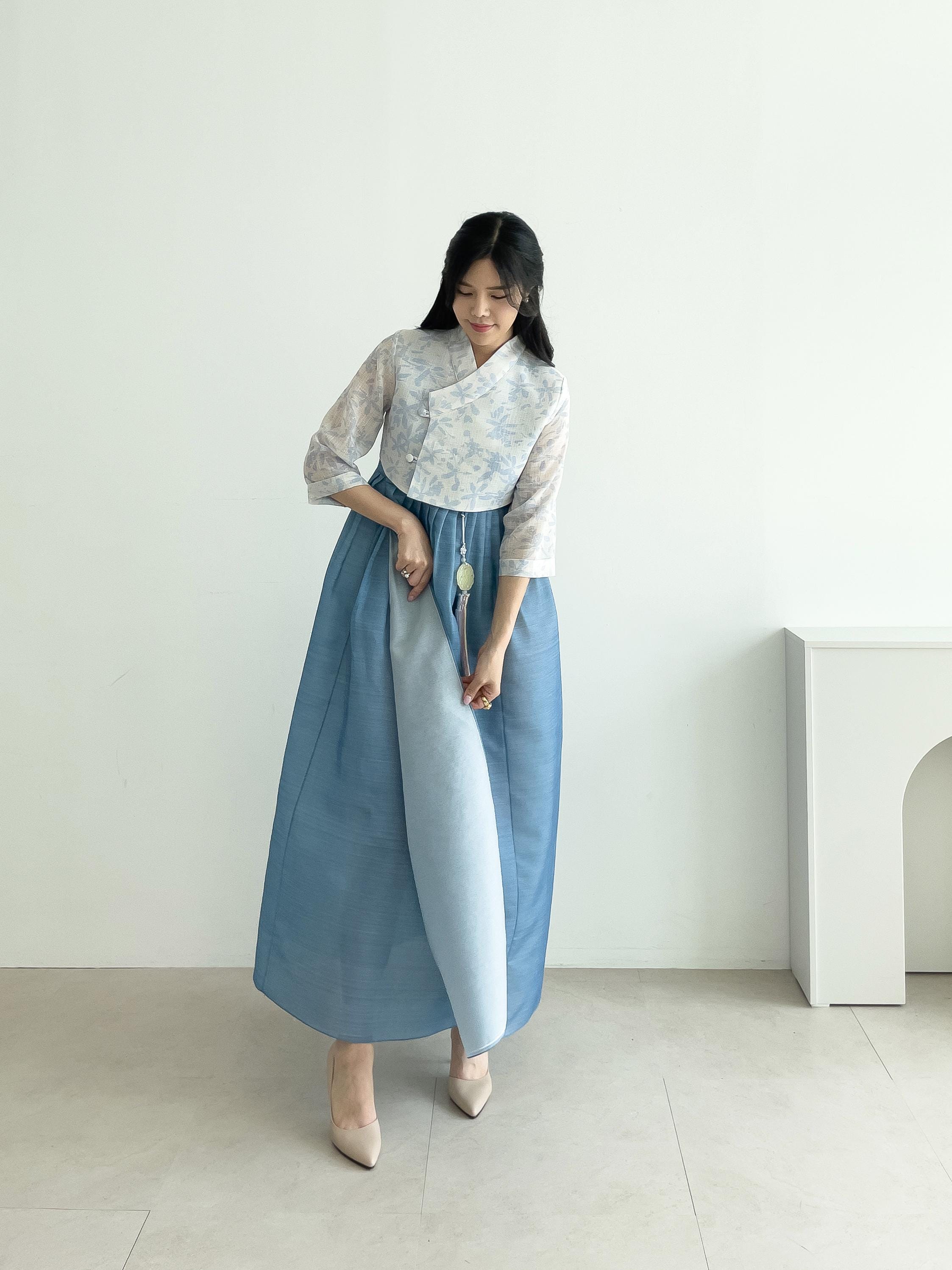 Korean Women's Modern Hanbok Daily Hanbok for Summer- Maria - Etsy