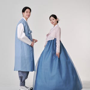 Korean Couple Wedding Hanbok - Supia - Etsy