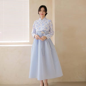 Korean Women's Modern Hanbok Daily Hanbok for Fall and Winter- Bianna ...
