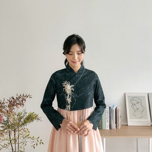 Korean Women's Modern Hanbok Daily Hanbok for Fall and Winter 02 디온 - Etsy