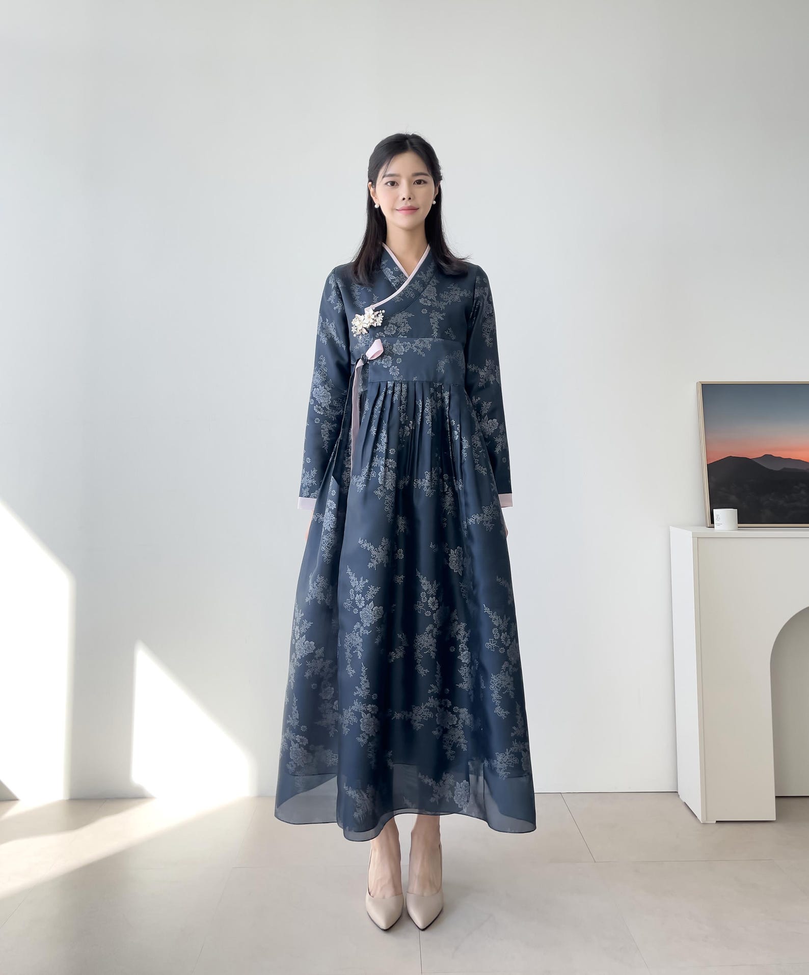 Korean Women's Modern Hanbok Daily Hanbok for Fall and Winter- Agness ...