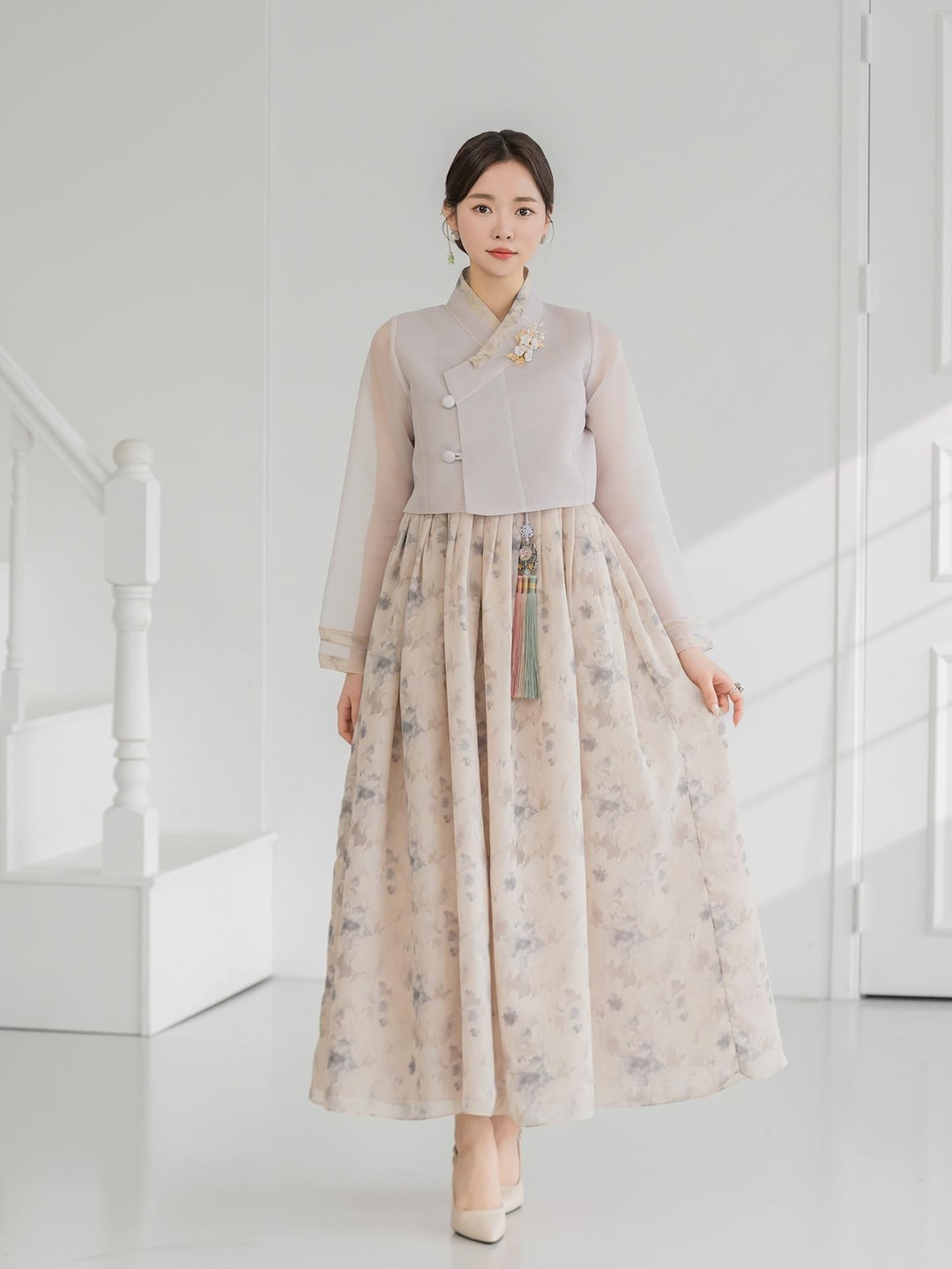 Korean Women's Modern Hanbok Daily Hanbok for Fall and Winter- No128 ...