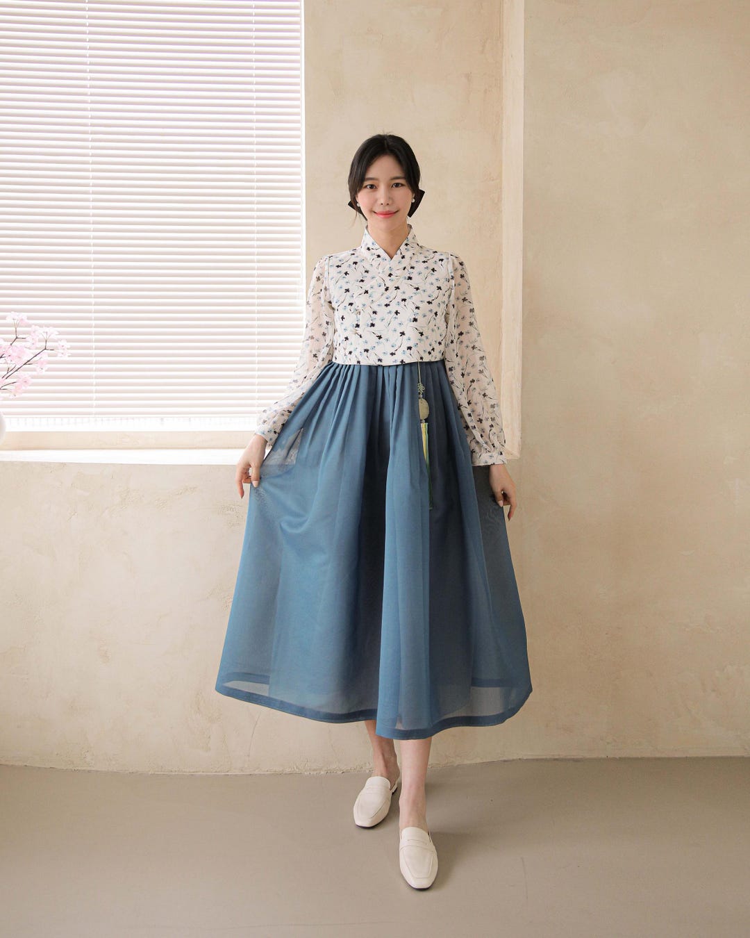 Korean Women's Modern Hanbok Daily Hanbok for Fall and Winter- Melody ...