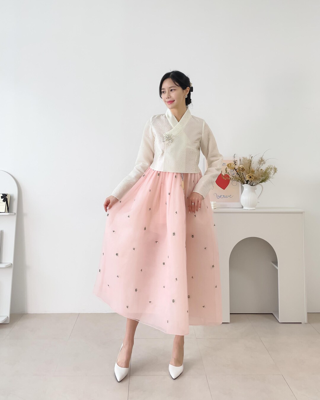 Korean Women's Modern Hanbok Daily Hanbok for Spring- ELROY - Etsy