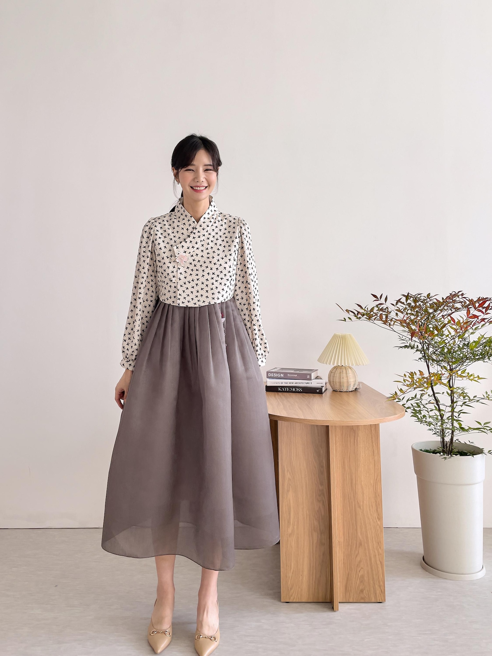 Korean Women's Modern Hanbok Daily Hanbok for Fall and Winter- Olive - Etsy