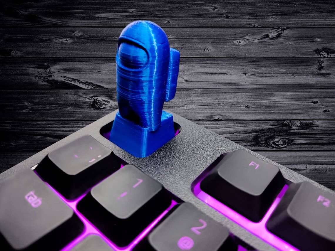 Among Us Keycap 3D Printed For Mechanical Keyboard FREE | Etsy