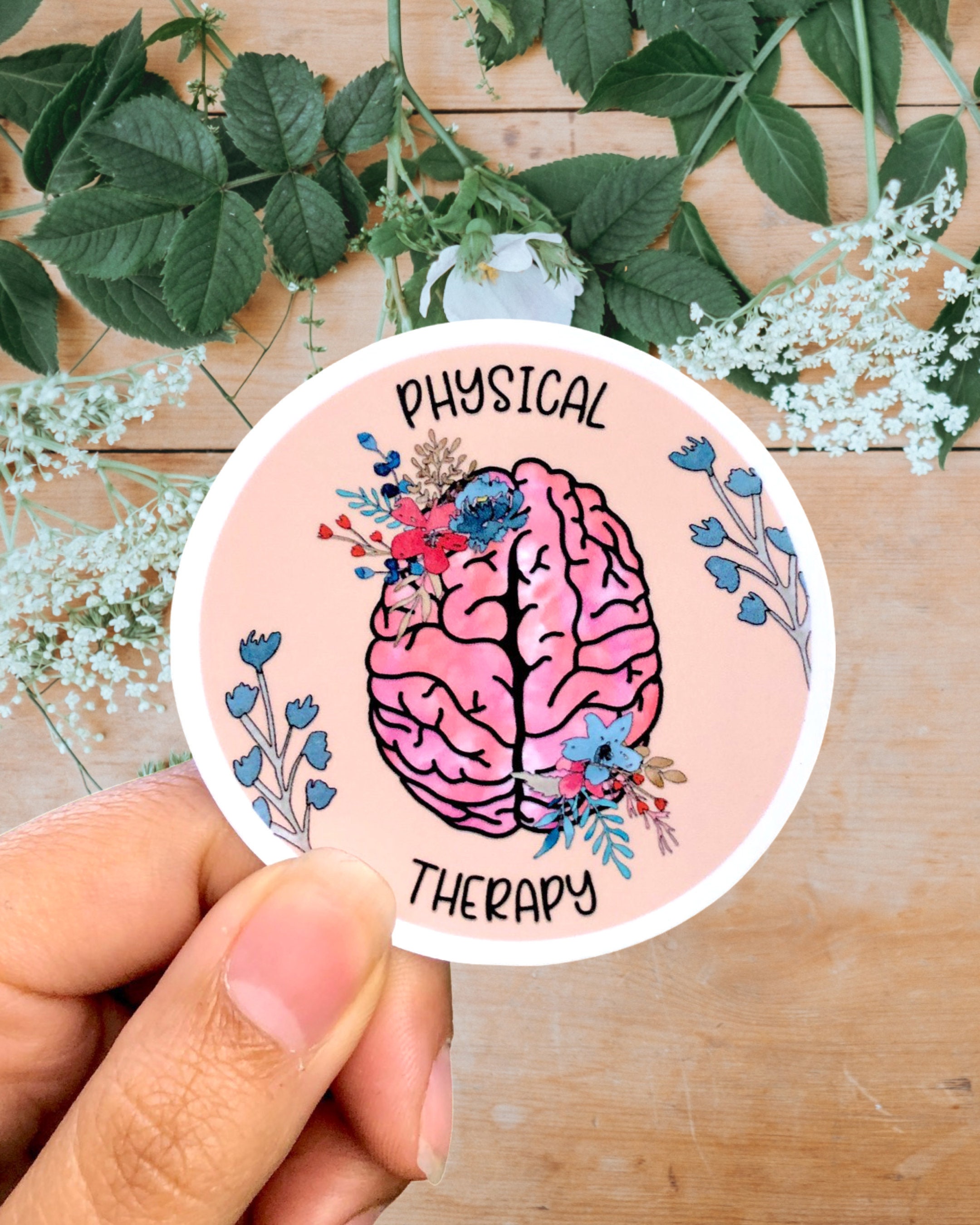 Neuro Physical Therapy Sticker Physical Therapist PT | Etsy