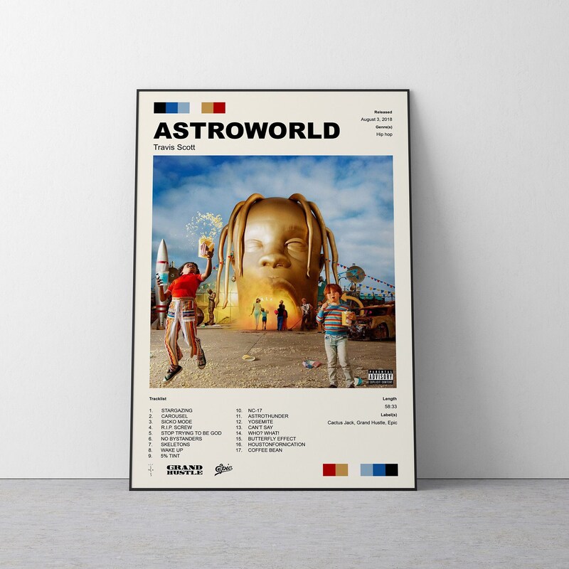 Travis Scott Astroworld Album Poster - Etsy