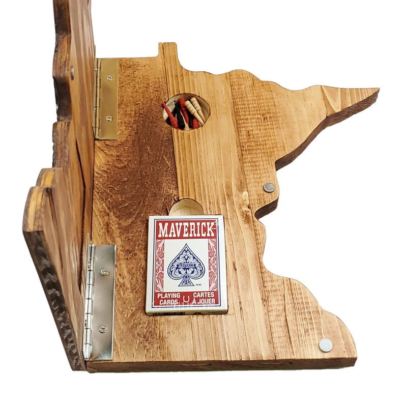 Deluxe Minnesota State Cribbage Board | Fractal Burn | Continuous 3 ...