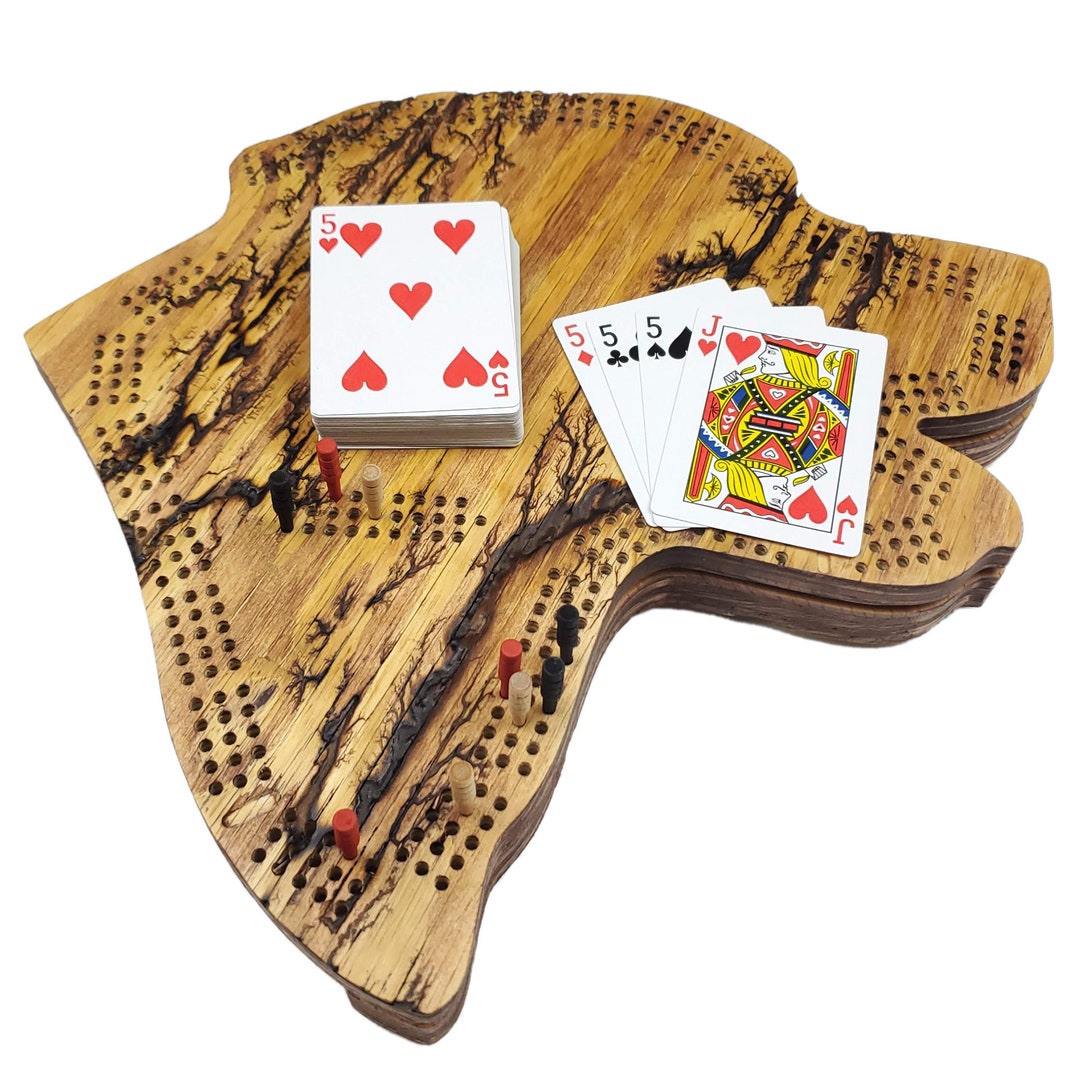 Deluxe Lab Retriever Head Cribbage Board | Fractal Burn | Continuous 3 ...