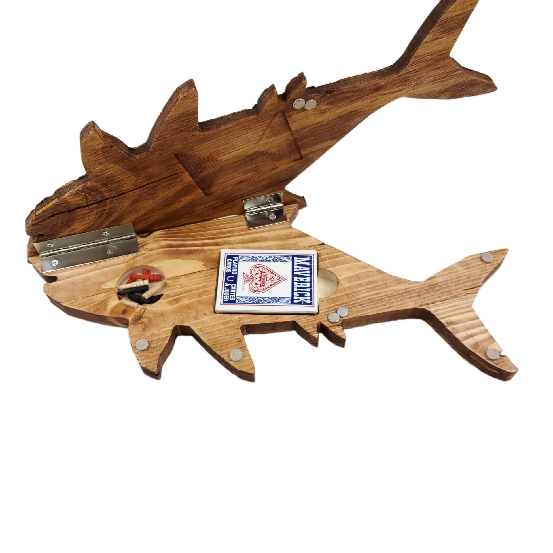 Deluxe Shark Cribbage Board Fractal Burn Continuous - Etsy