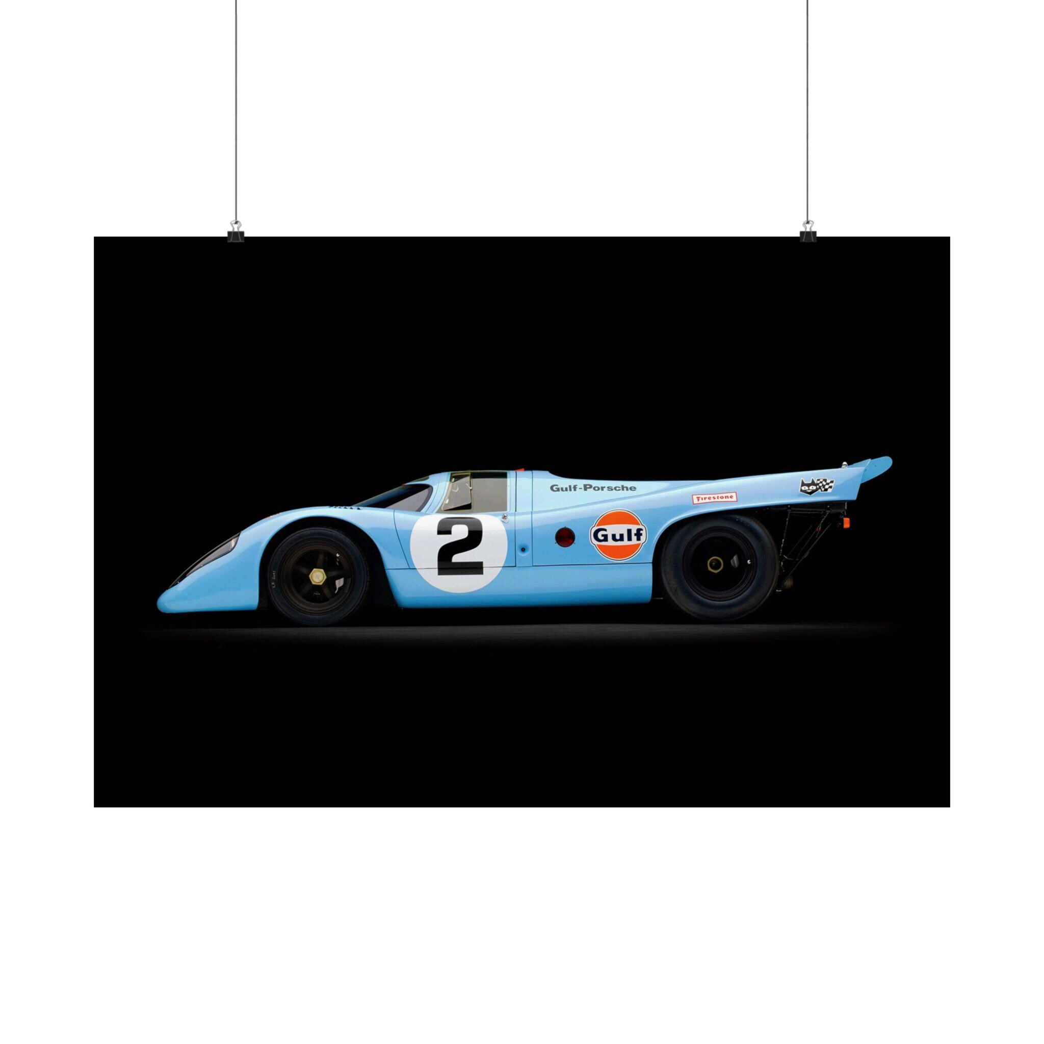 Porsche Lemans 917K Race Car- Art Print Wall Poster - Etsy