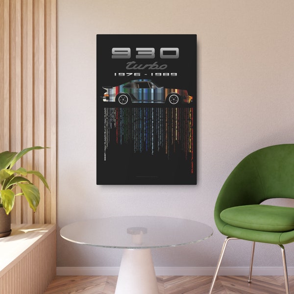 Porsche 930 Art - Etsy