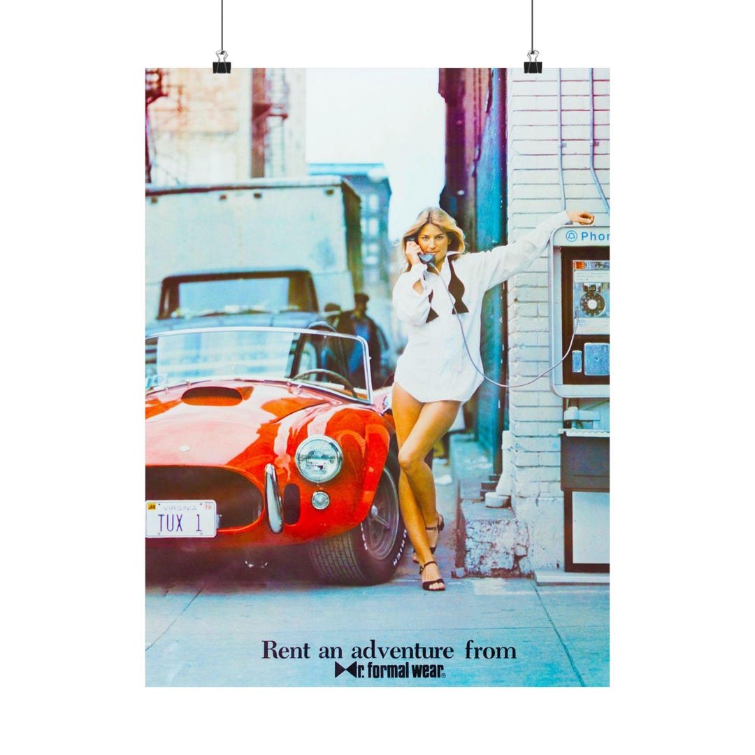 Mr Tux AC Ford Cobra Magazine Advertisement - Art Reprint Wall Poster ...