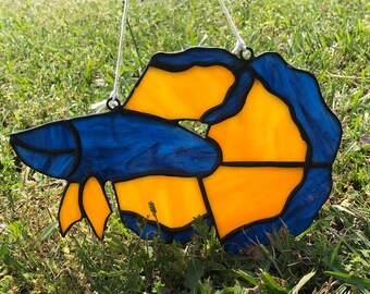 Betta Fish Stained Glass - Etsy