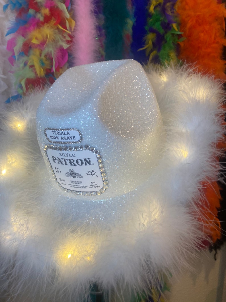 LED Custom Alcohol Cowboy Hats - Etsy