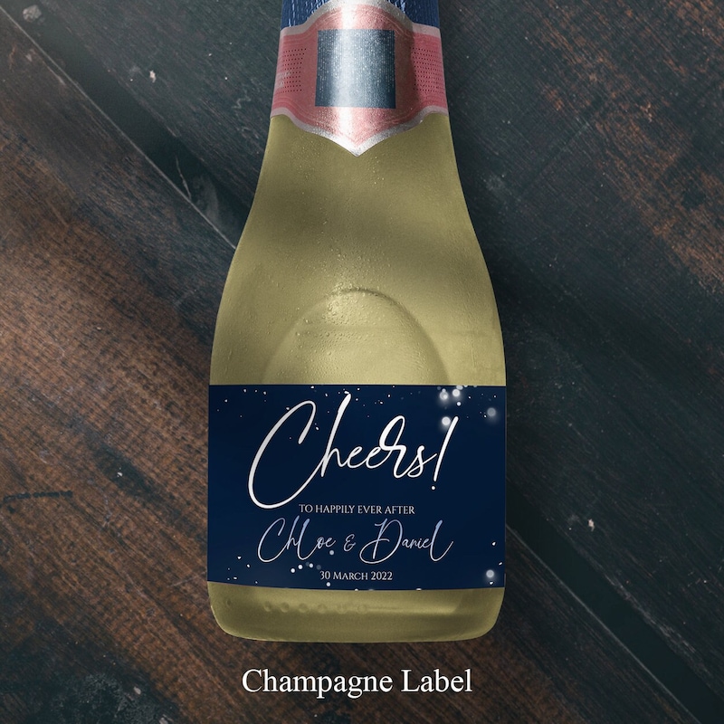 Champagne Bottle Labels - Etsy
