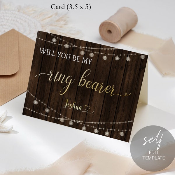 Will You Be My Ring Bearer - Etsy