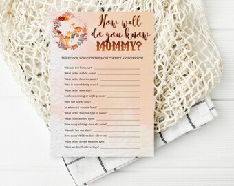 Baby Trait Game Guess the Features How Well Do You Know - Etsy