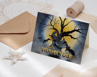 Bats Thank You Card - Etsy