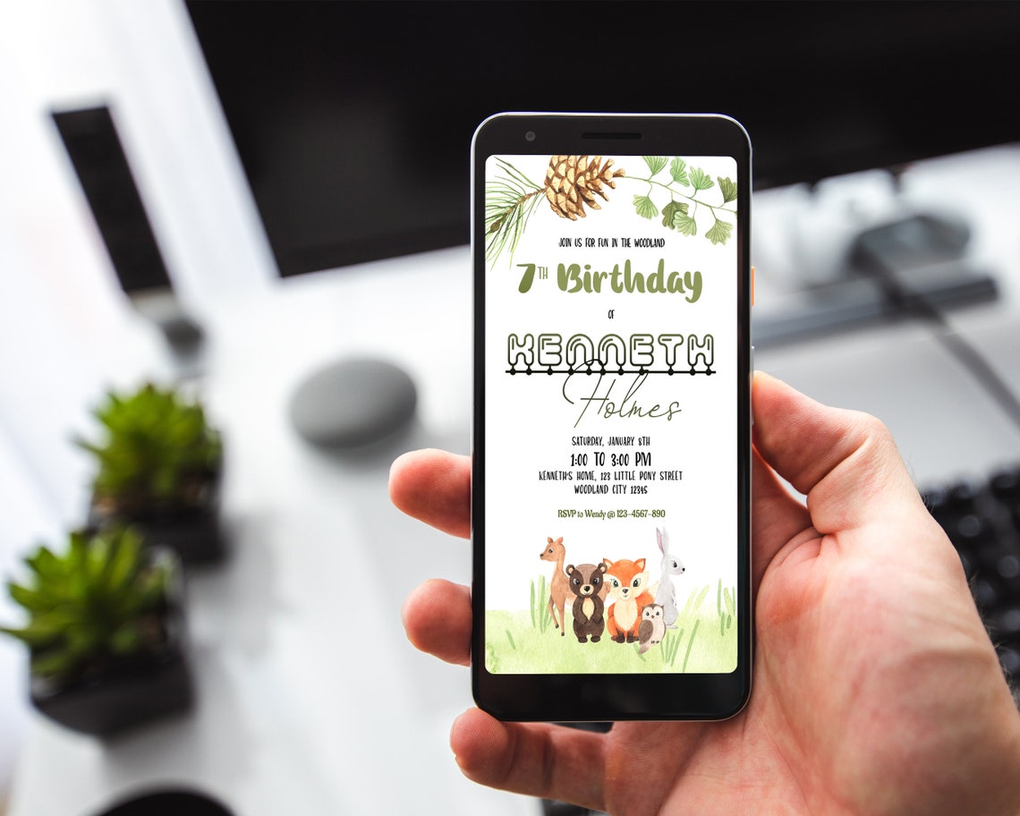Electronic Birthday Invitation Virtual Paperless E Invite Evite ...