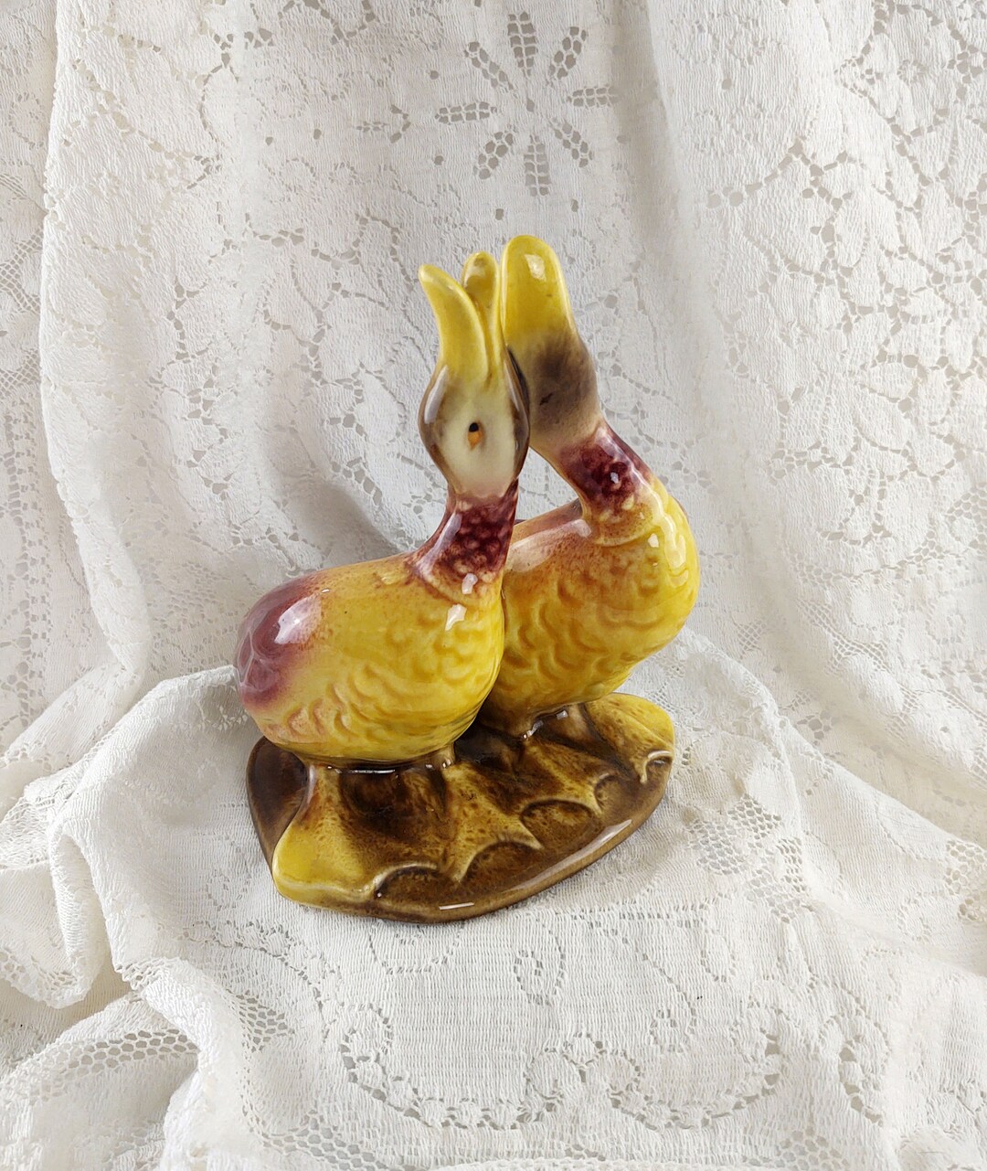 Hull Pottery Double Ducks or Kissing Ducks Planter - Vase - Vintage Two ...
