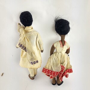 Ethiopian - Vintage -tribal Costumed - Handmade - Doll Pair - Etsy