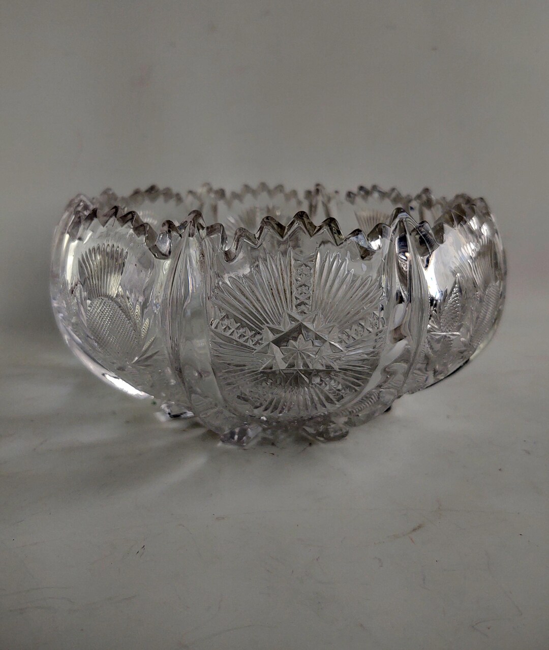 Mosser Glass - Inverted Thistle 8 Inch Bowl - Etsy