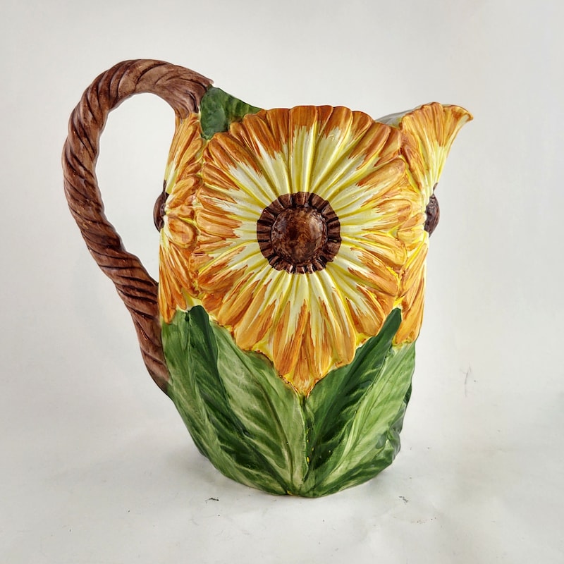 Sunflower Pitcher - Etsy