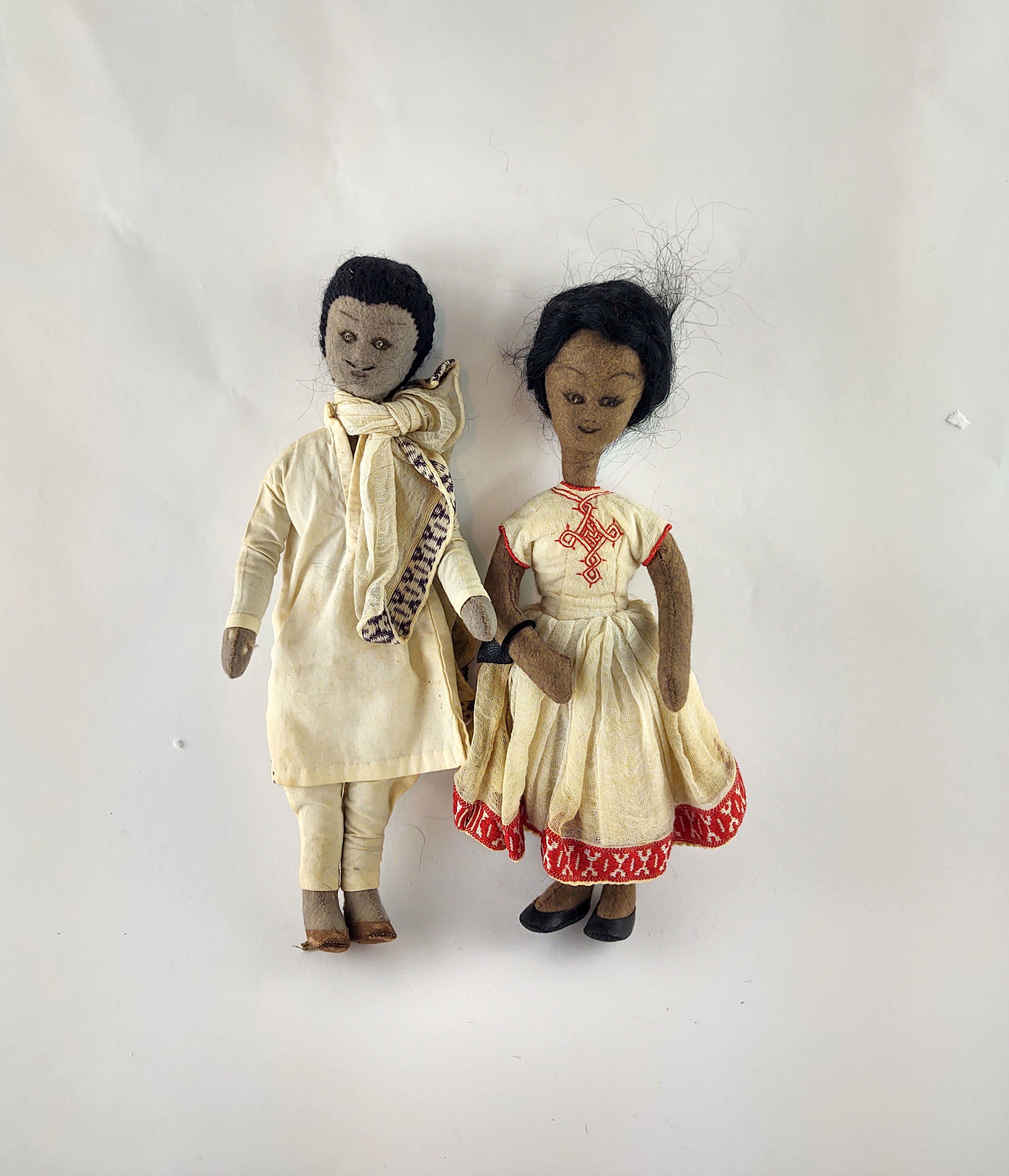Ethiopian Vintage tribal Costumed Handmade Doll Pair - Etsy