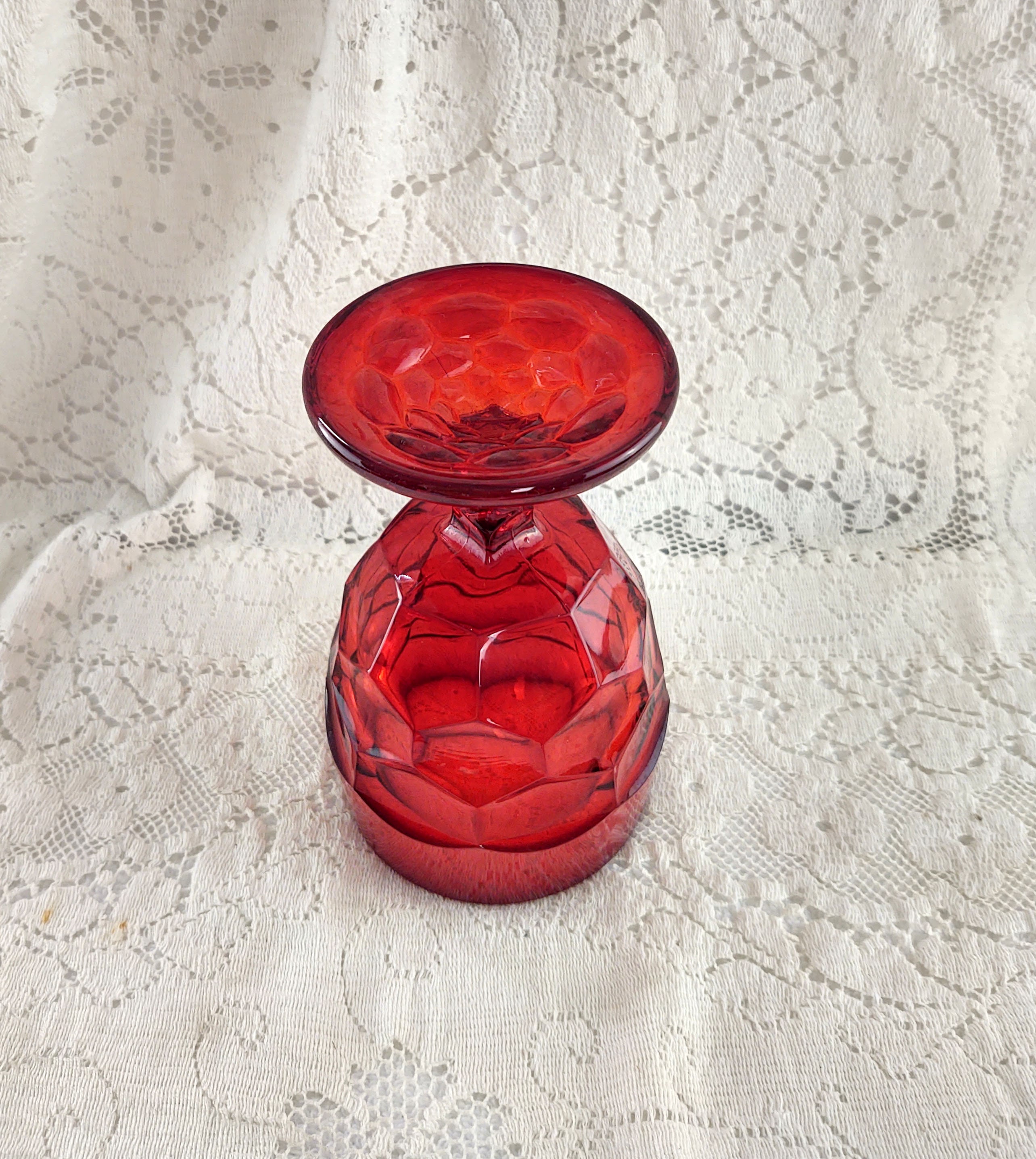 Viking Georgian Ruby Stemmed Goblets Glasses - Etsy
