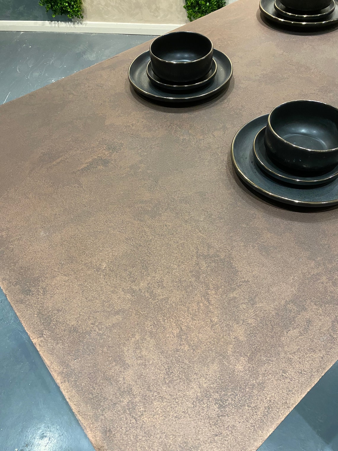 Bespoke Microcement Dining Table - Etsy