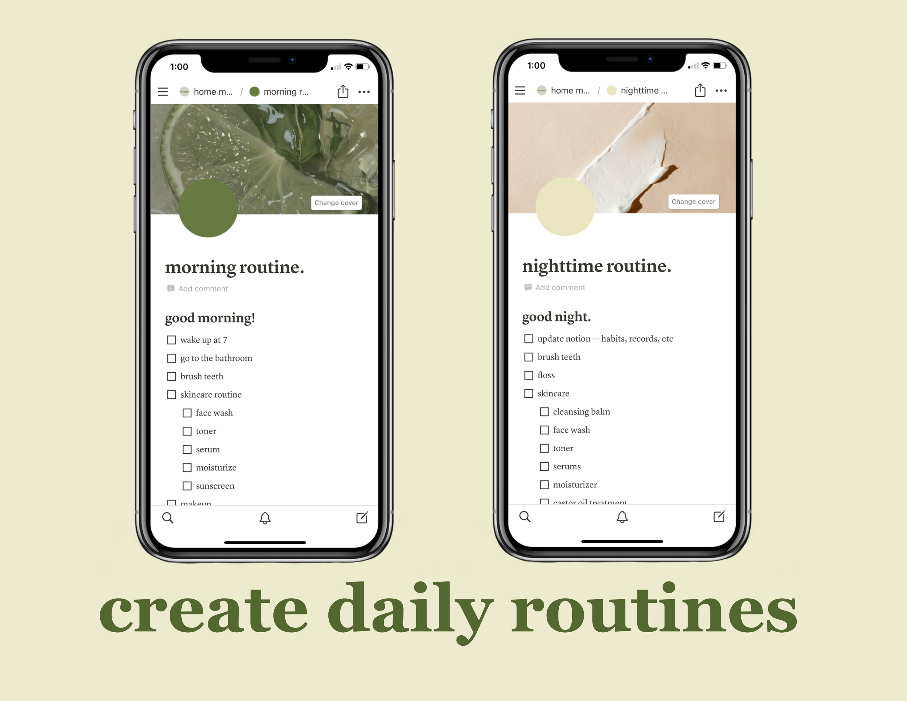 ESSENTIALS NOTION PLANNER Template for Goals, Daily Tasks, School, Work ...