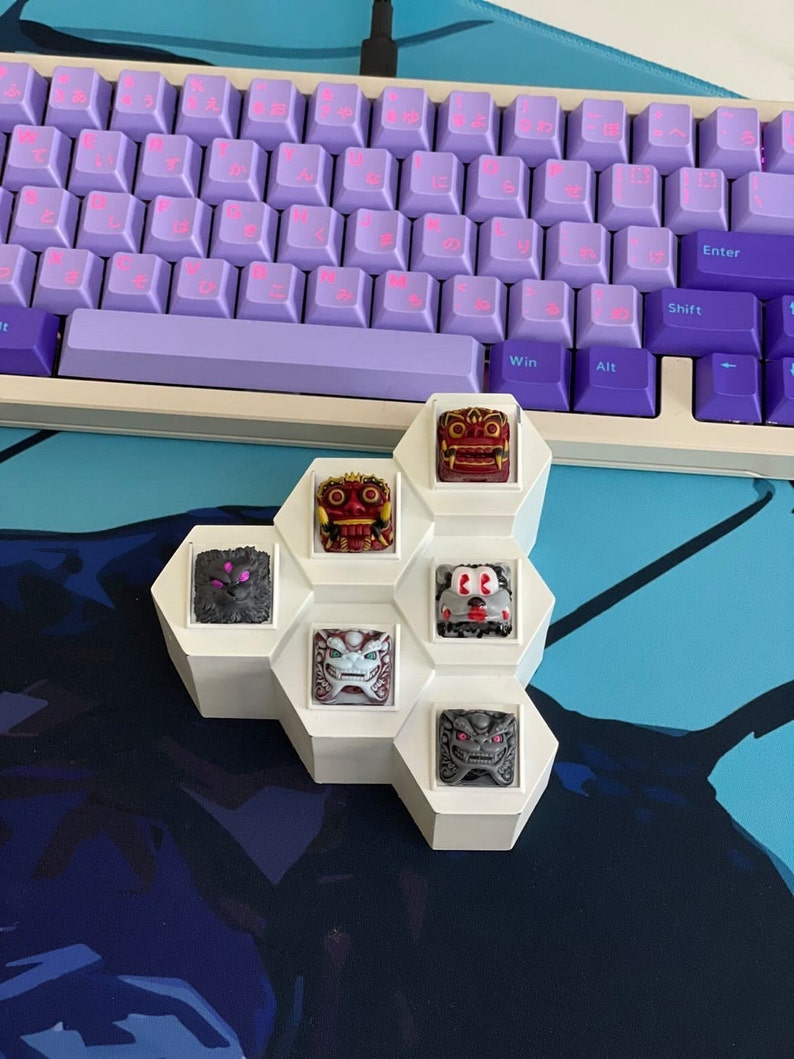 Flexagon Artisan Keycap Stand | Artisan Keycap Holder | Hexagonal ...