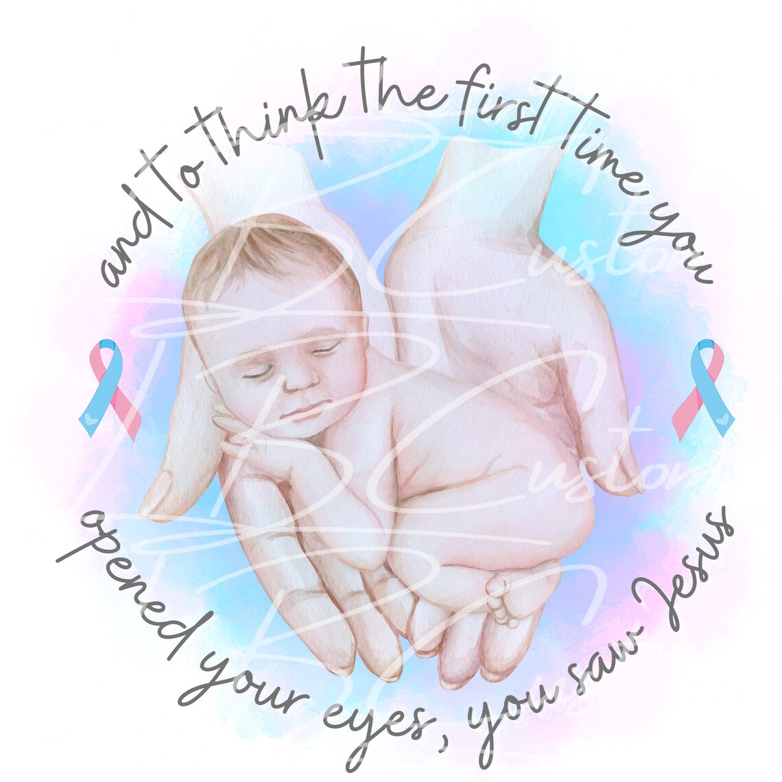 Three Images! Pregnancy and Infant Loss Awareness Design. Two Different ...