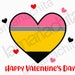 Happy Valentines Pencil Heart - Etsy
