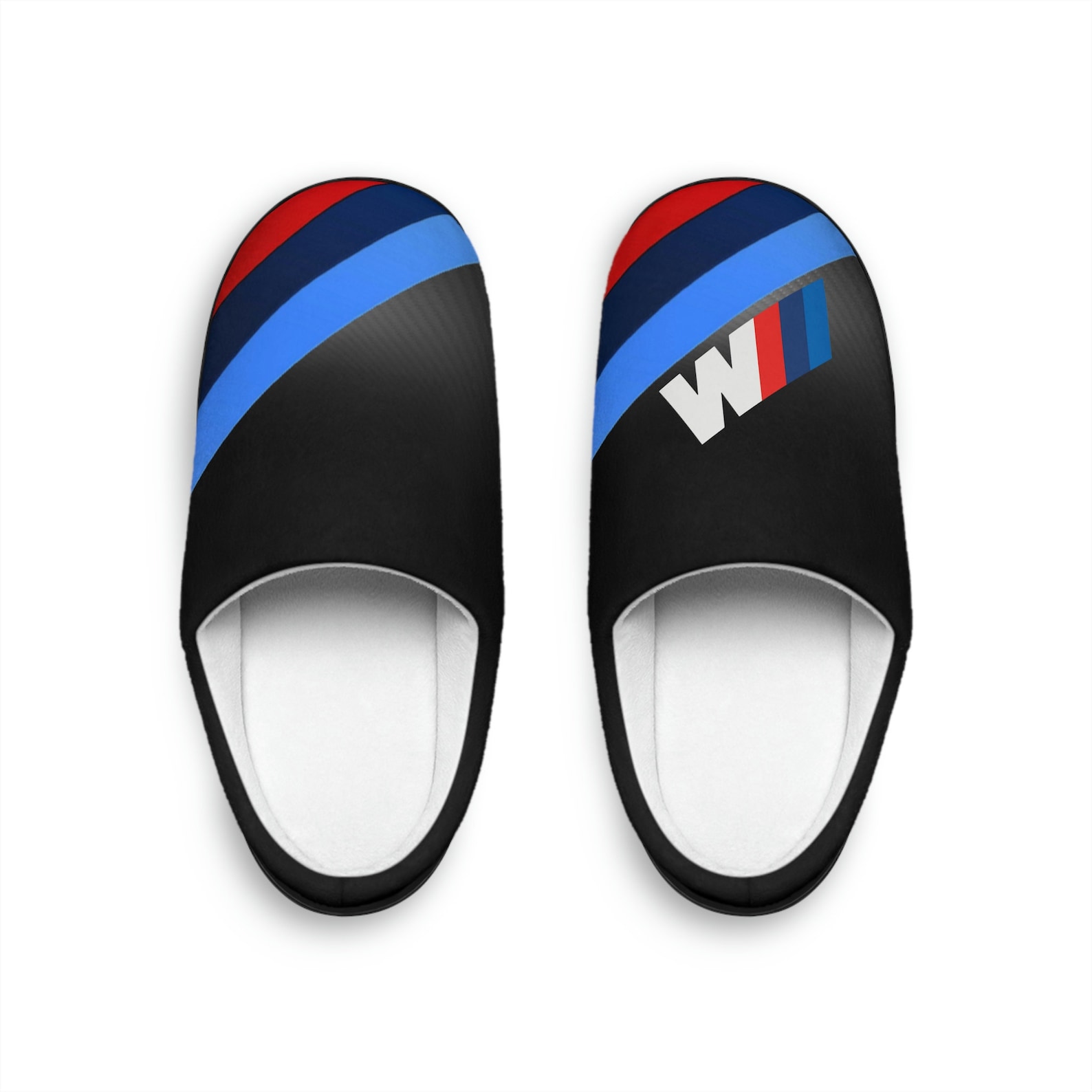 Men's Indoor Slippers BMW M Power Black Slippers Gift Car - Etsy
