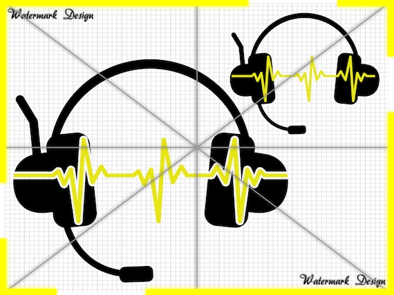 Headset Heartbeat Dispatcher Svg 911 Dispatch Svg - Etsy