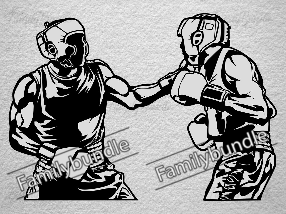 Fighting Boxing Vintage Svg Boxing Boxing Clipart Boxing | Etsy