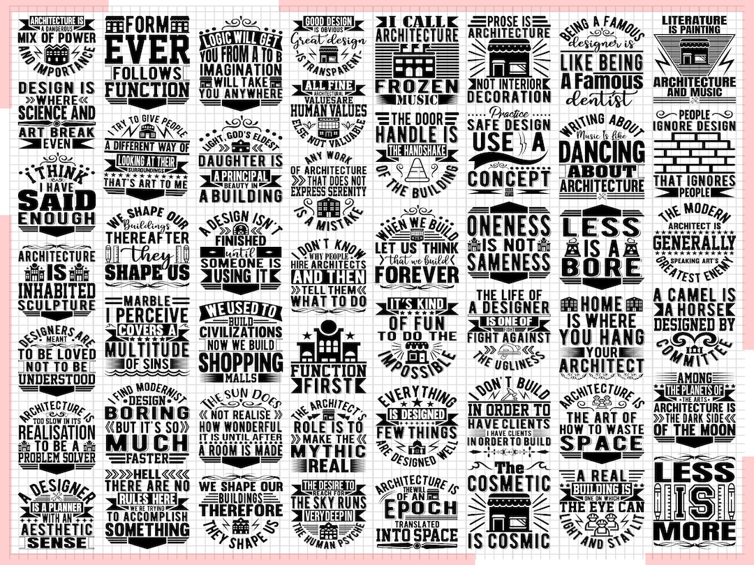 Architect Design Bundle, Architect Svg, Architect Icons, Architecture ...