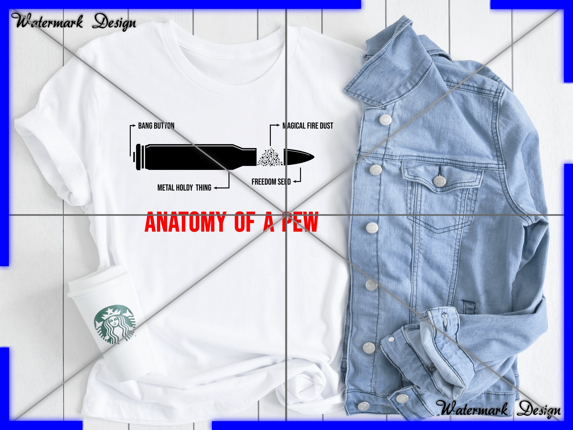 Anatomy of a Pew Thin Blue Matter Thin Blue Matter Back the | Etsy