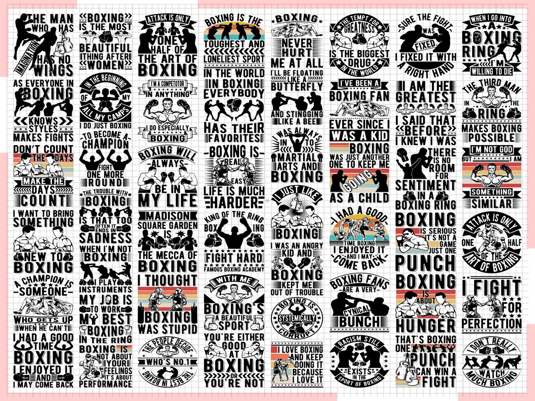 Boxing Bundle SVG, Boxing SVG, Boxing Gloves SVG, Boxer Svg, Boxing Svg ...