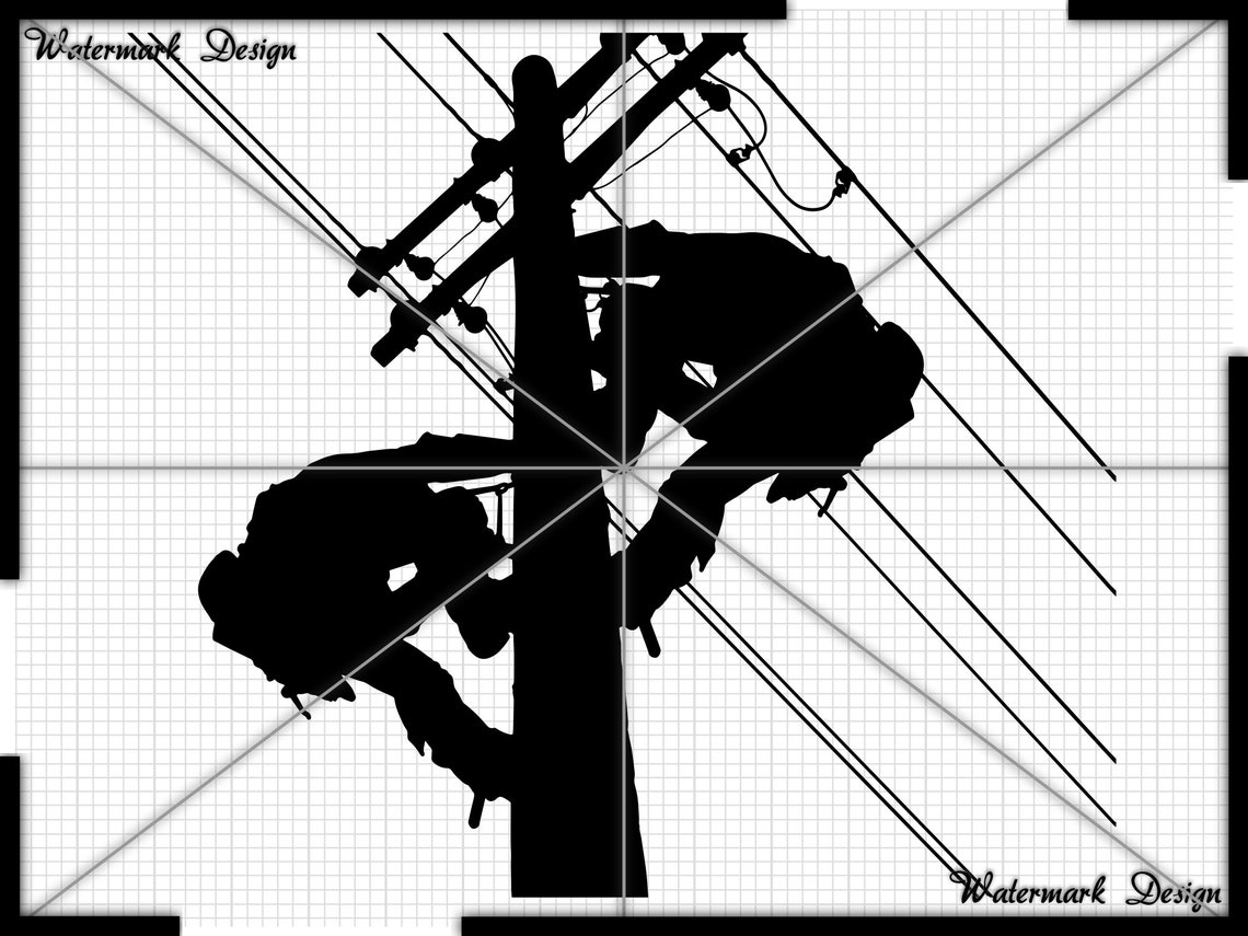 Lineman Electrician Svg Vector Clip Art Cut - Etsy
