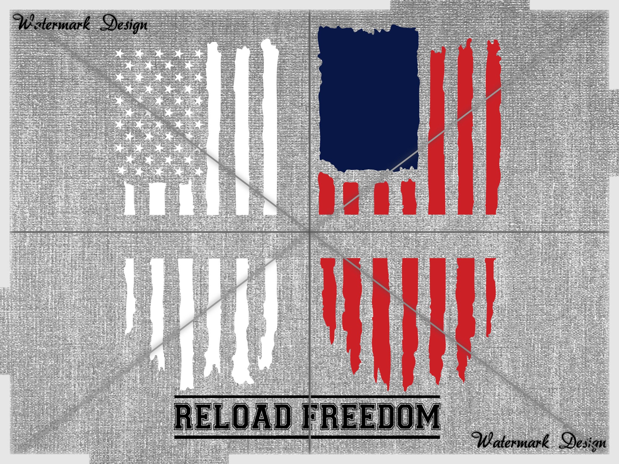 American flag distress RELOAD FREEDOM Distressed flag svg | Etsy