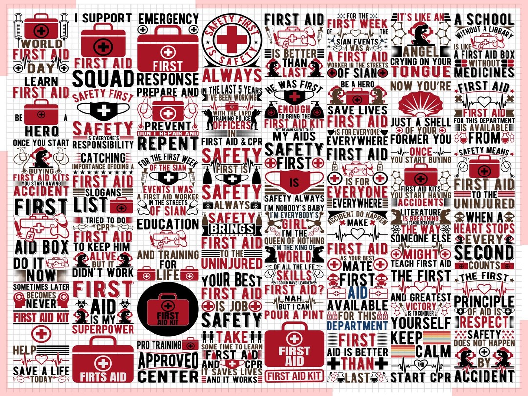 First Aid Svg, First Aid Symbol Svg, Emergency Kit Svg, Emergency ...